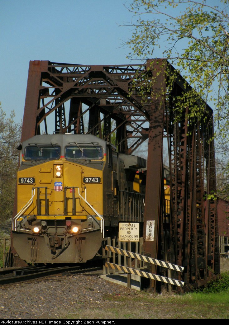 Southbound UP Work Train